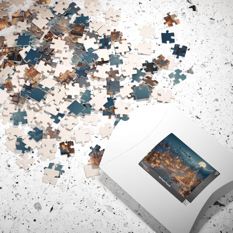 Pick A Tale-town Christmas Jigsaw Puzzle, Holiday Game or Gift for ...