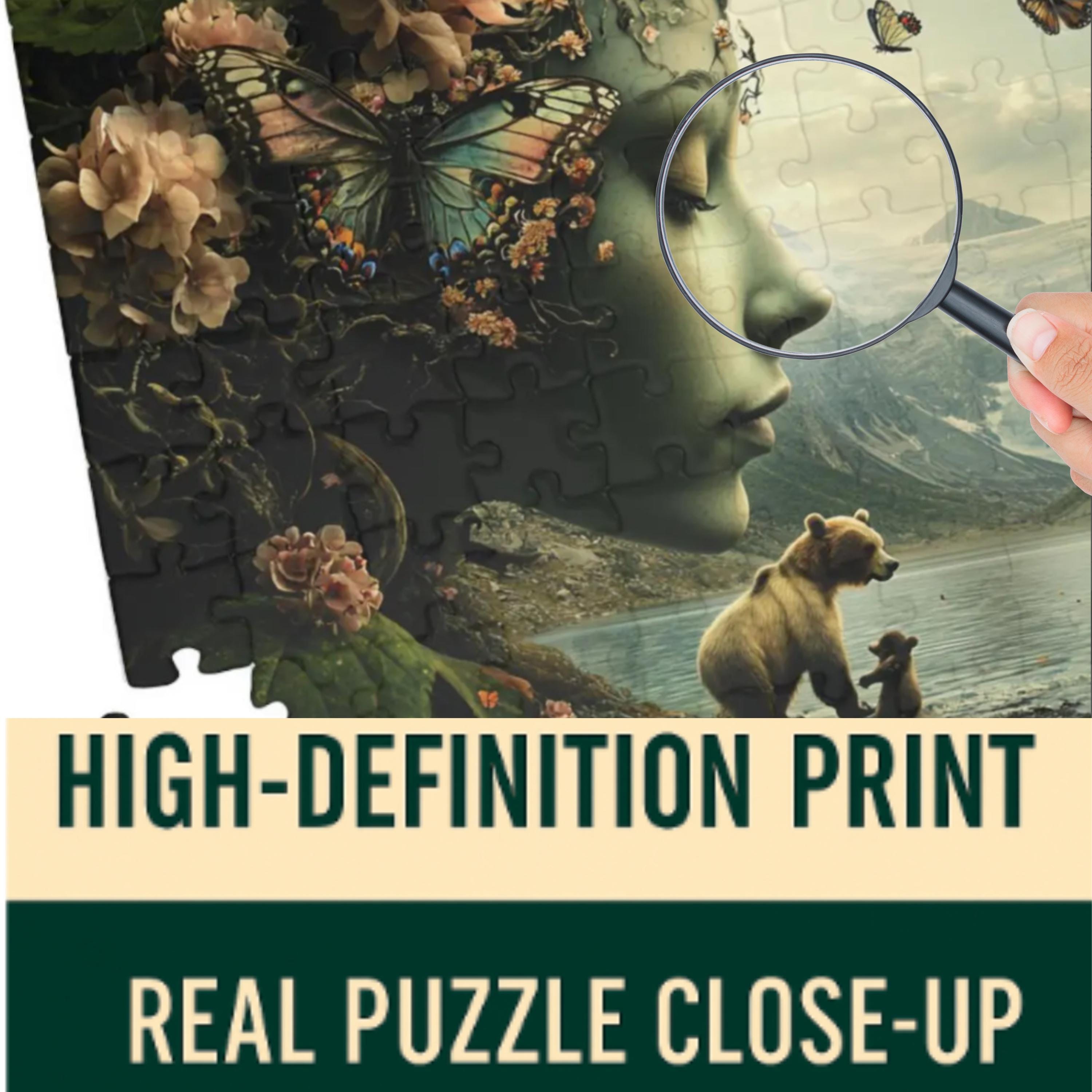 Pick A Tale- Christmas Market Scene Puzzle, Holiday Village Jigsaw for ...