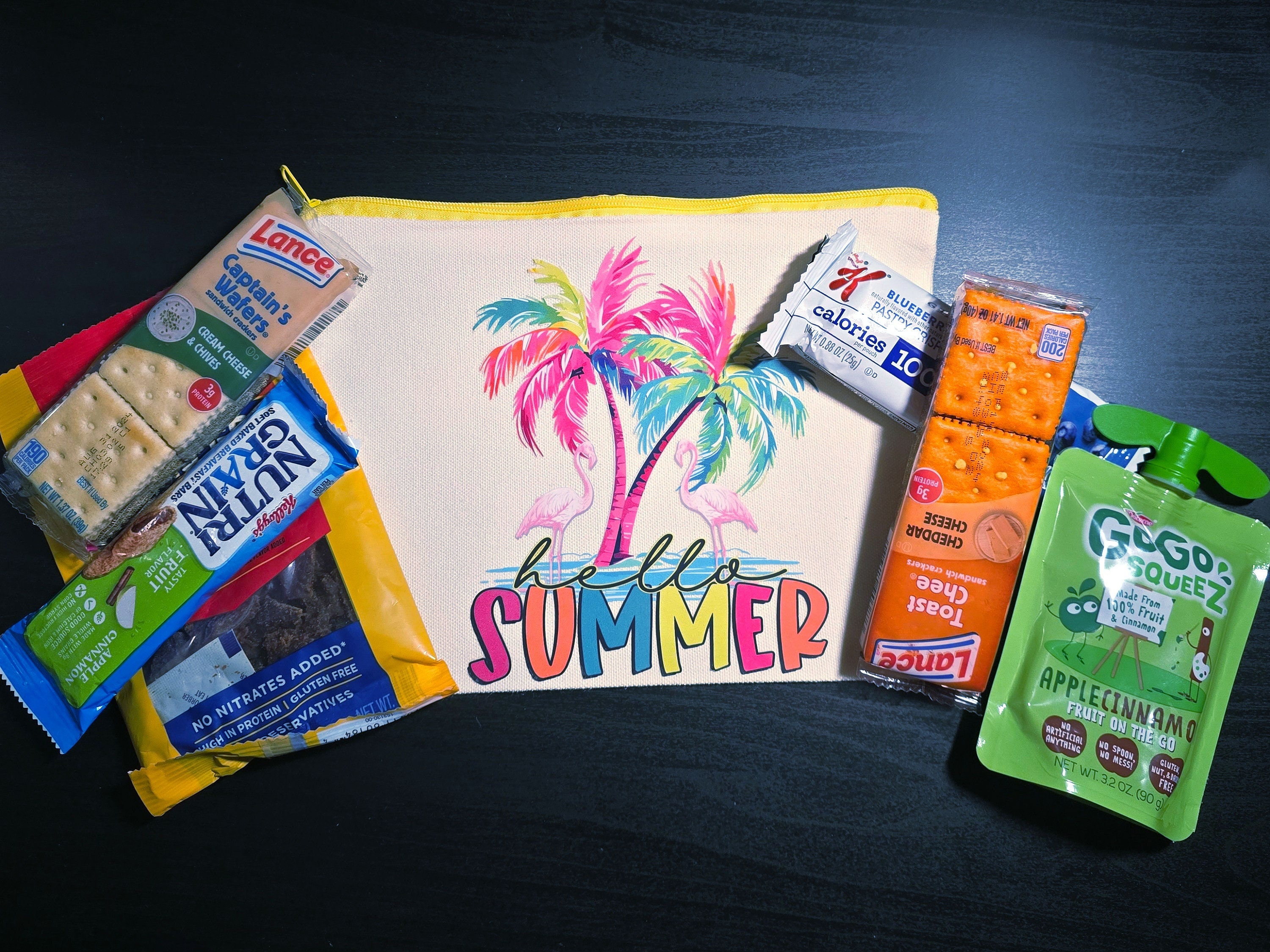 Hello Summer Back to School Multipurpose Canvas Pencil Pouch ...