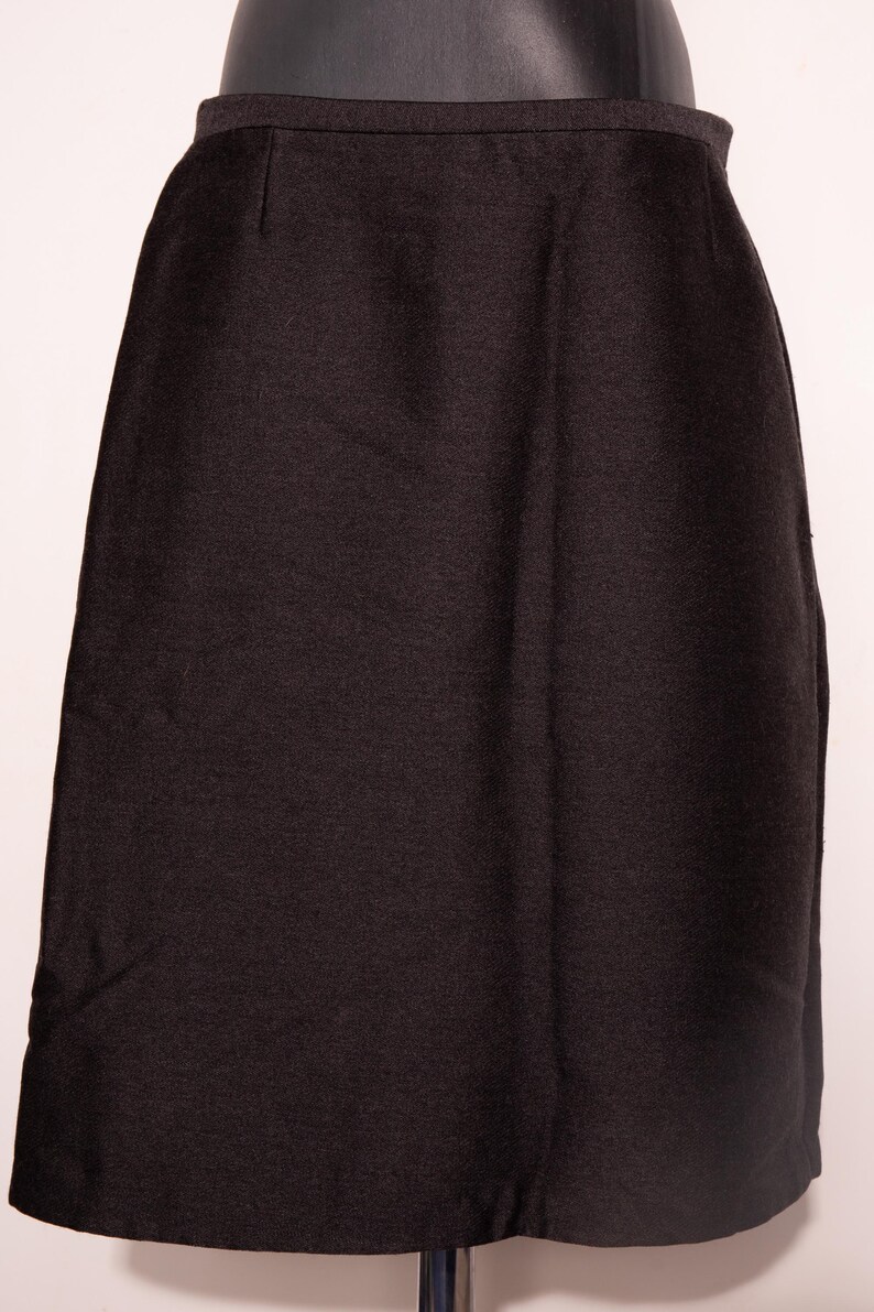 Vintage Wool Skirt - Etsy