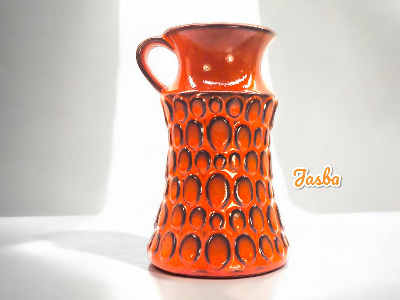 1970s Rare Vintage Ceramic Vase by Jasba Keramik From Retro Shabby Chic ...