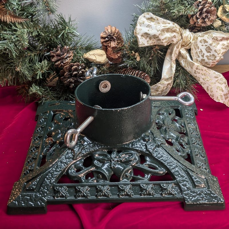Cast Iron Tree Stand - Etsy