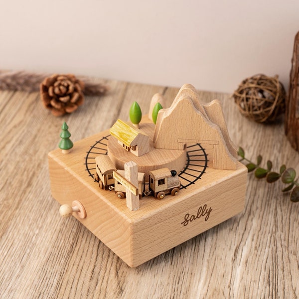 Train Music Box - Etsy UK