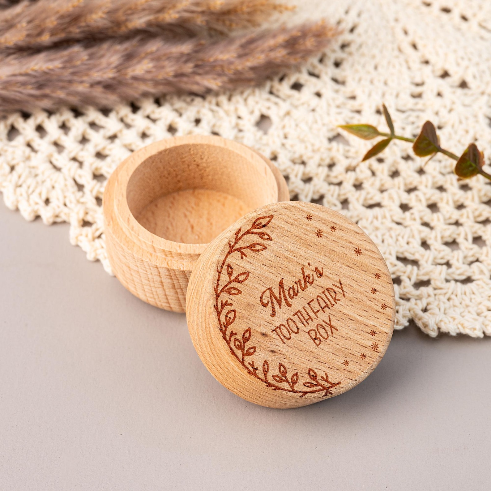 Custom Tooth Fairy Box, Personalized First Tooth Keepsake, New Baby ...