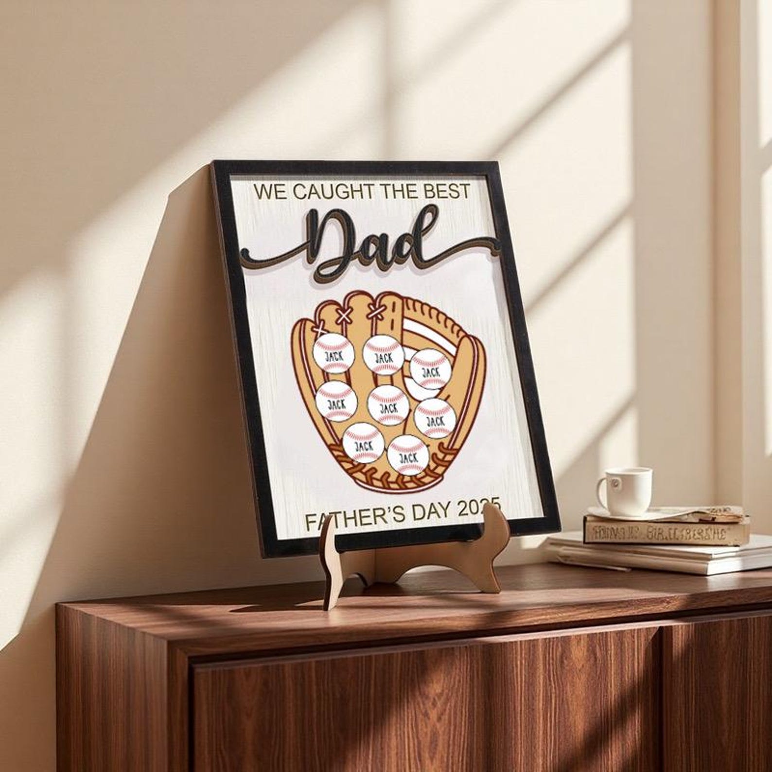 Personalized We Caught the Best Dad, Father’s Day Gift, Custom Kid‘s ...