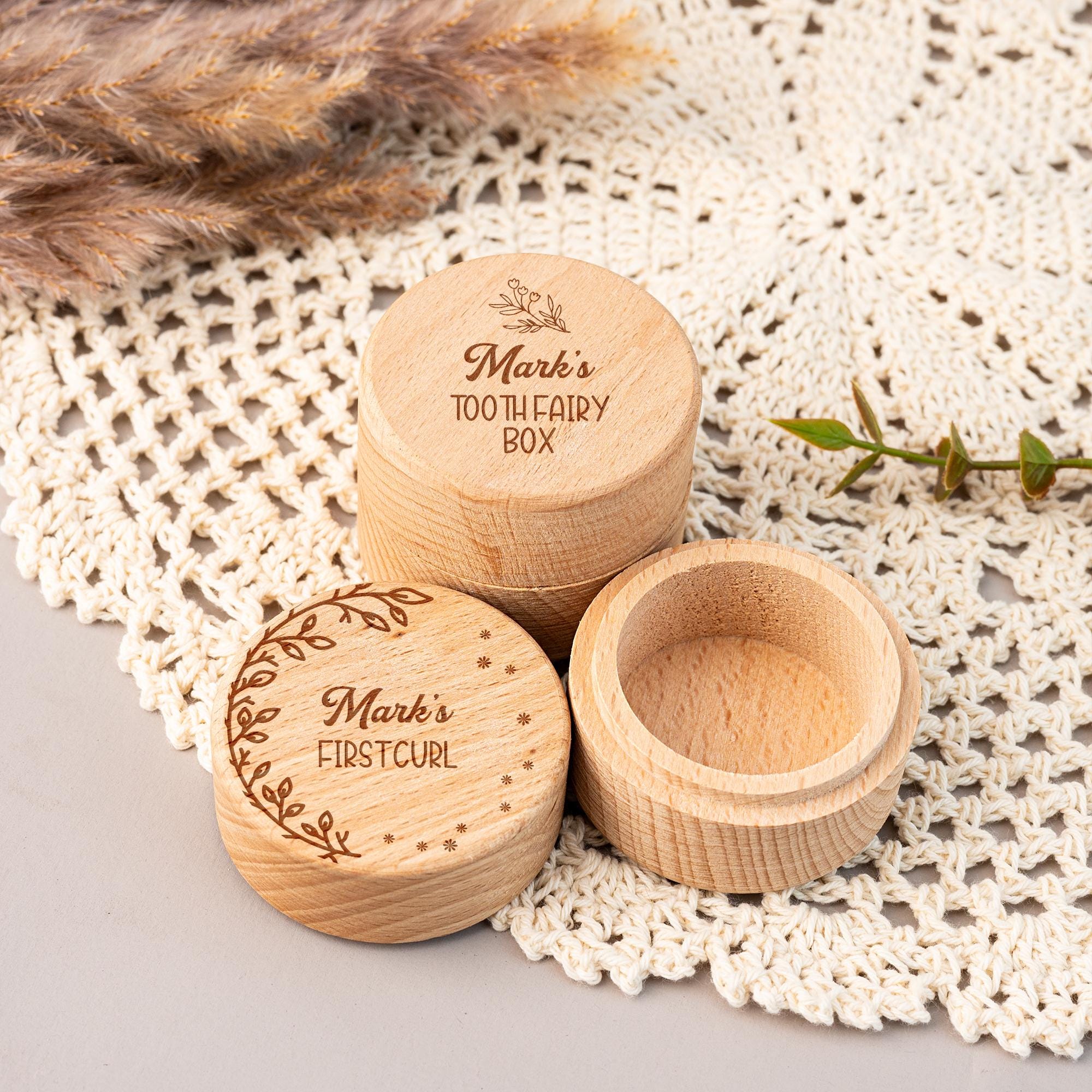 Custom Tooth Fairy Box, Personalized First Tooth Keepsake, New Baby ...