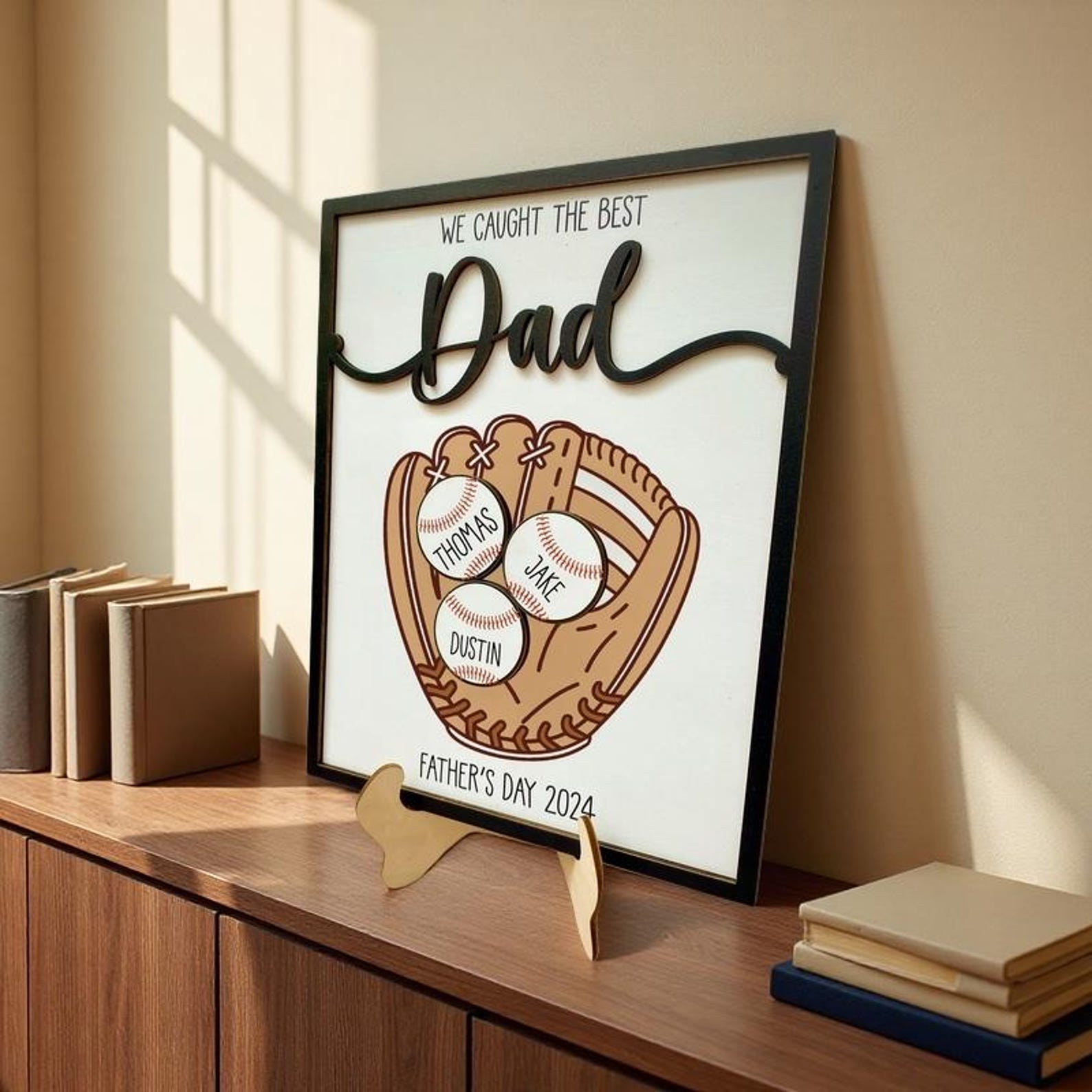 Personalized We Caught the Best Dad, Father’s Day Gift, Custom Kid‘s ...