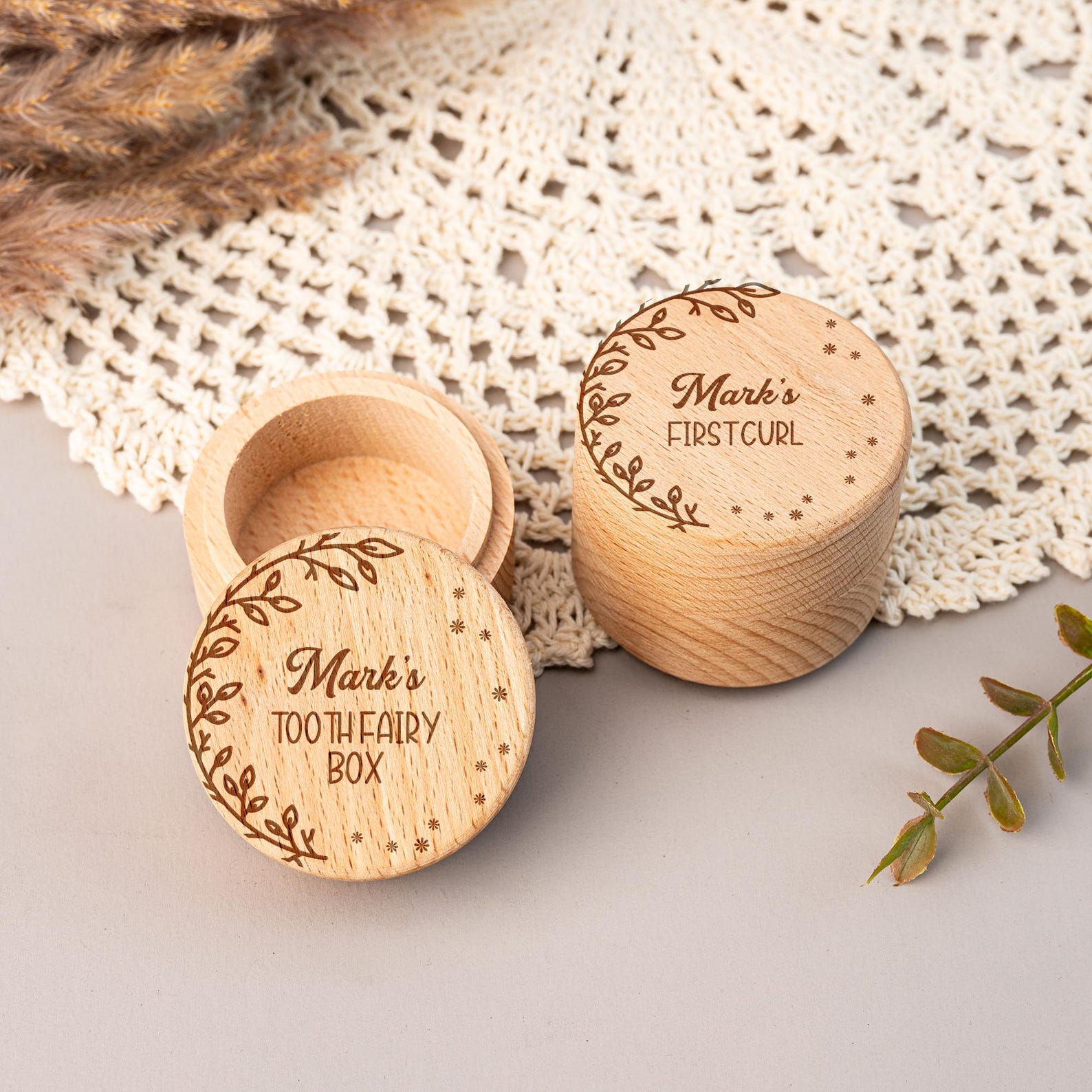 Custom Tooth Fairy Box, Personalized First Tooth Keepsake, New Baby ...