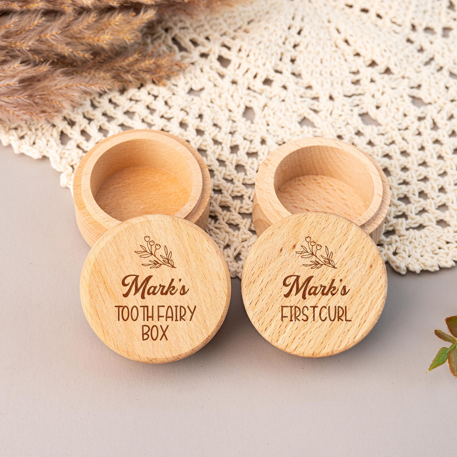 Custom Tooth Fairy Box, Personalized First Tooth Keepsake, New Baby ...