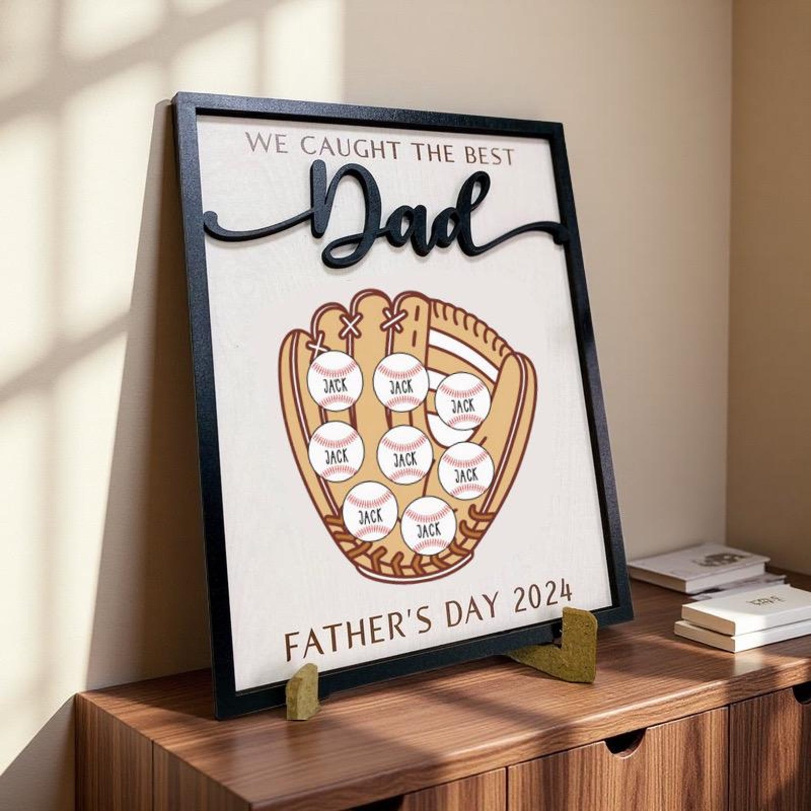 Personalized We Caught the Best Dad, Father’s Day Gift, Custom Kid‘s ...