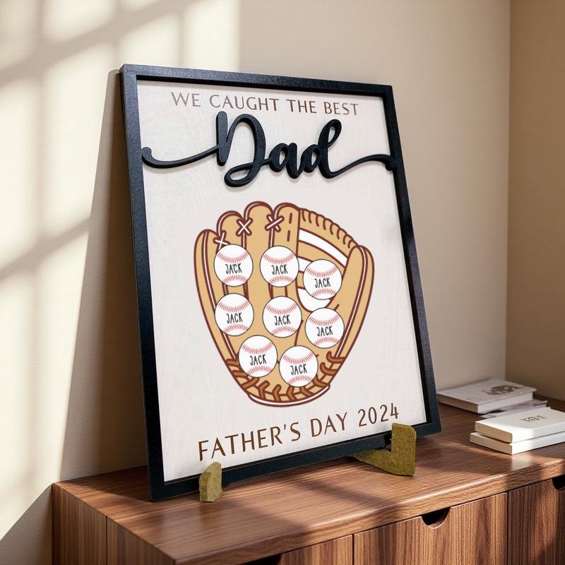 Personalized We Caught the Best Dad, Father’s Day Gift, Custom Kid‘s ...
