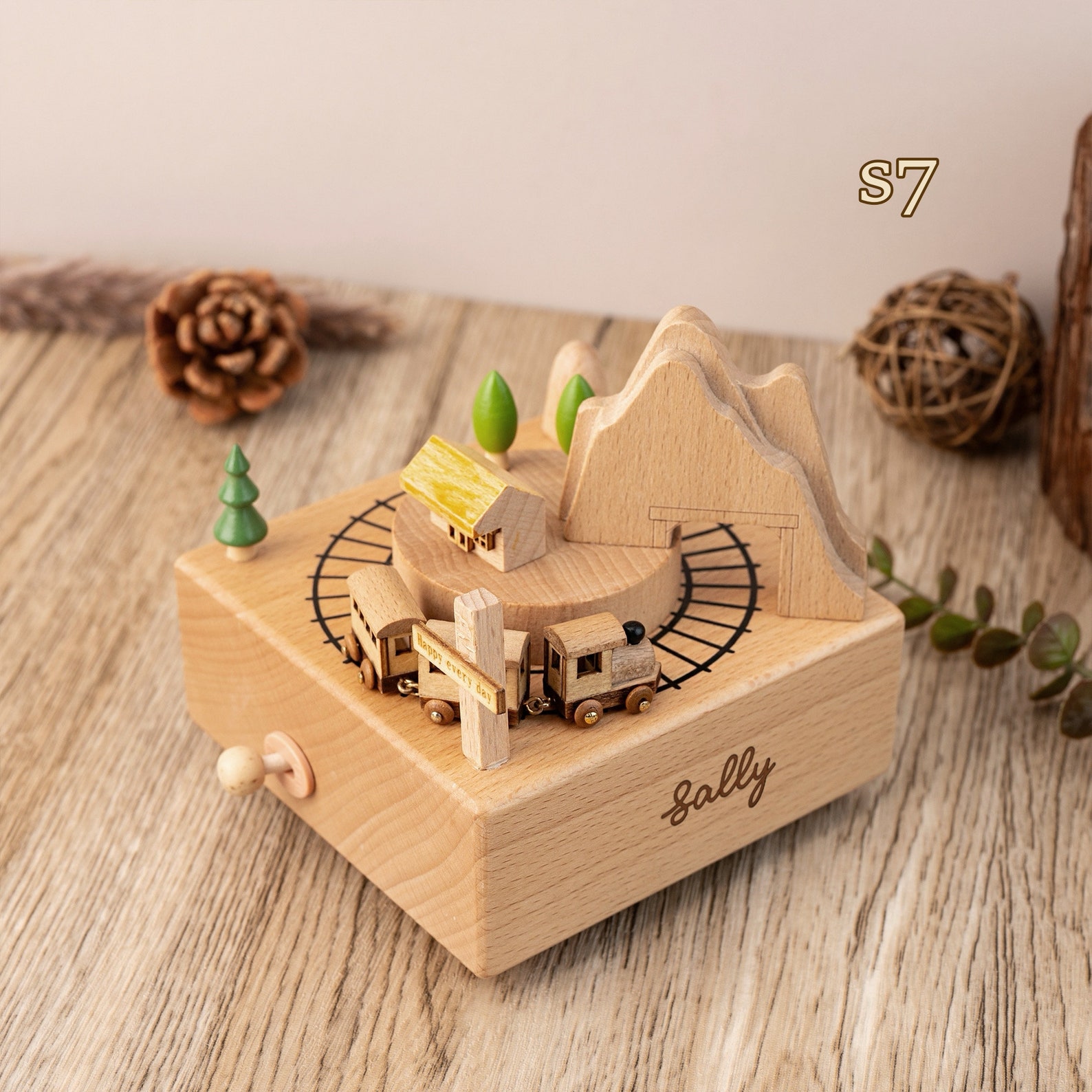 Personalized Musical Carousel,christmas Music Box Gifts,baby Birthday ...