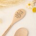Personalised First Birthday Cake Smash Wooden Spoon, Child's Name Award ...