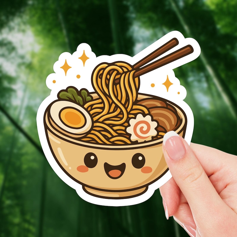 Ramen Stickers - Etsy