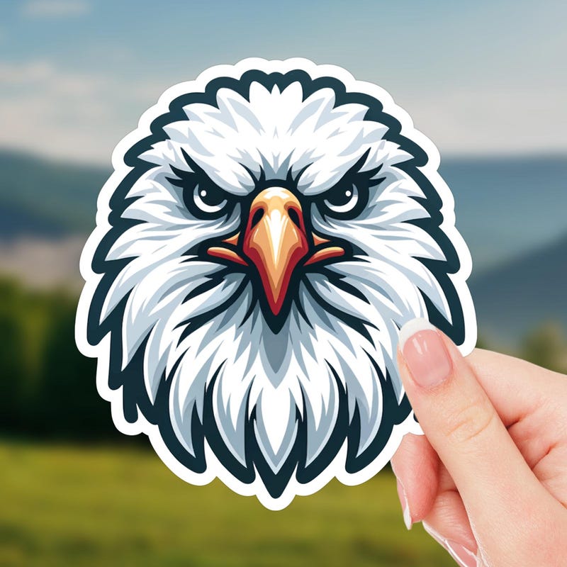 Eagle Water Bottle Decal - Etsy