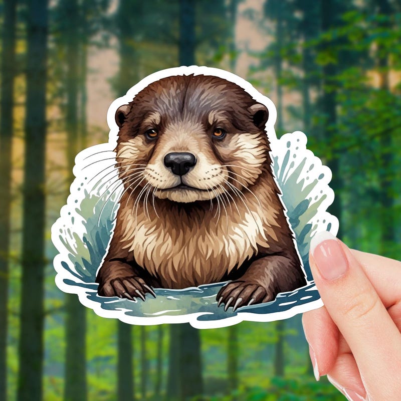 Otter Decal - Etsy