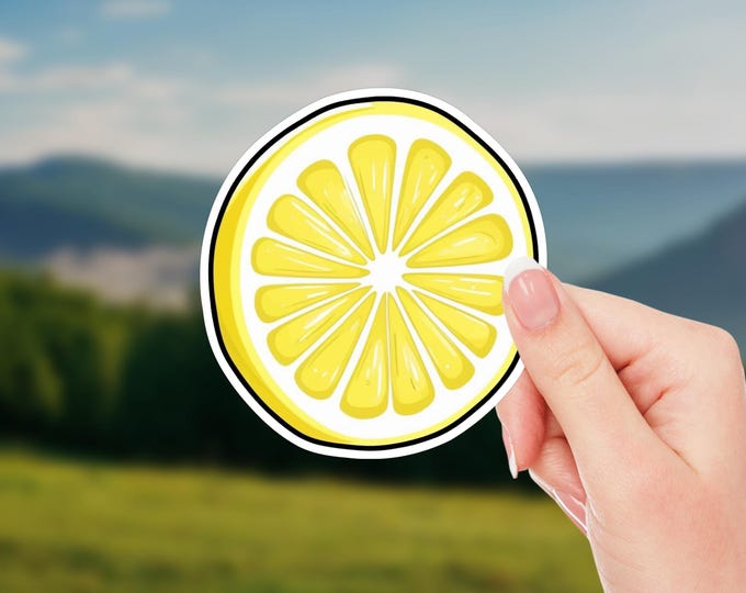 Stay Sour Lemon Sticker, Cute Lemon Design, Playful Citrus Art, Sour ...