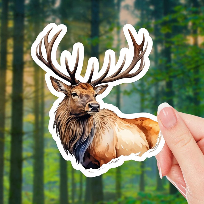 Elk Decal - Etsy