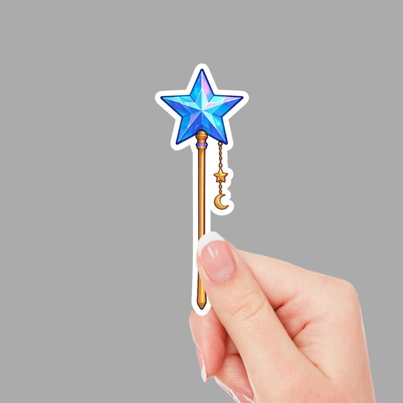 Blue Magic Wand - Etsy