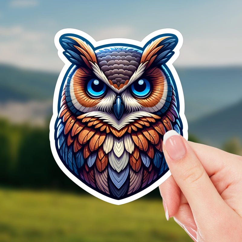 Owl Car Decal - Etsy