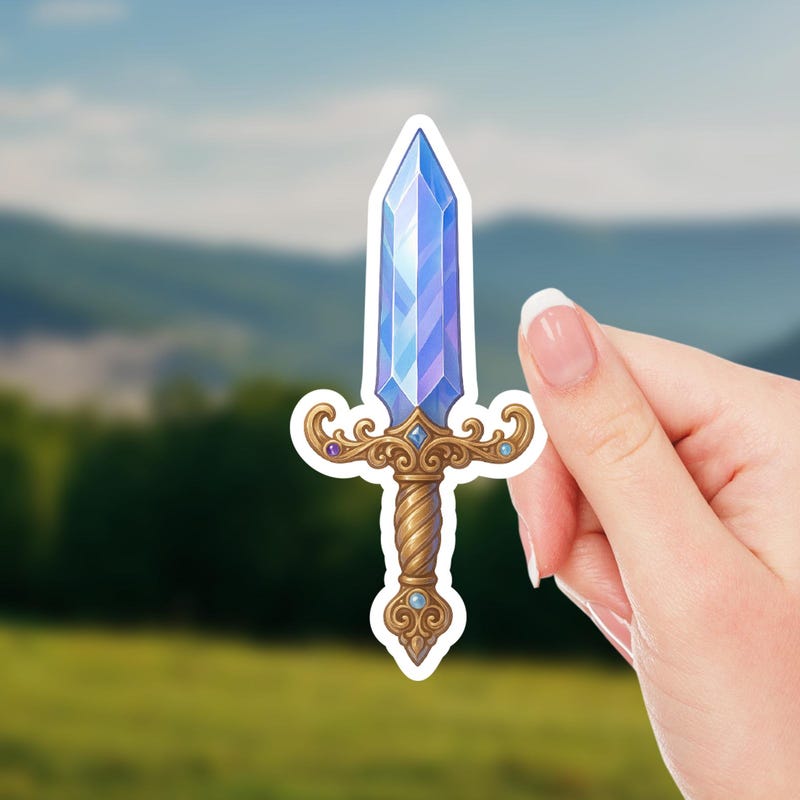 Crystal Dagger - Etsy
