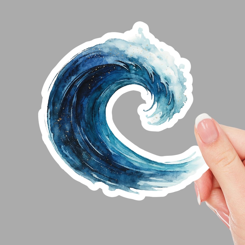 Abstract Wave Art - Etsy