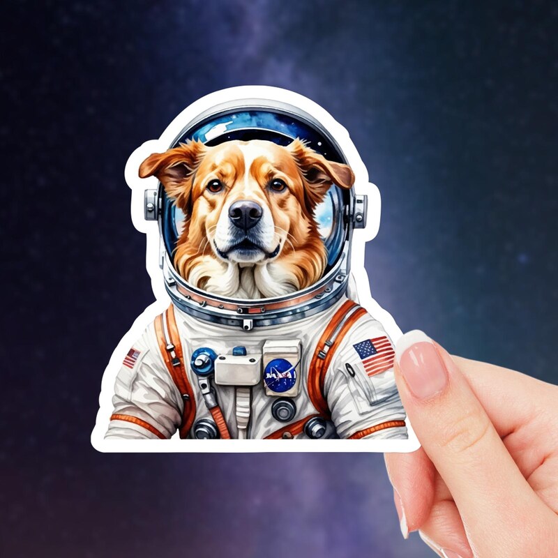 Space Dog Art - Etsy