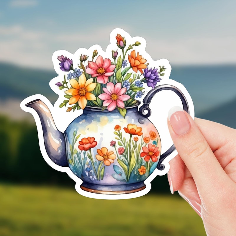 Floral Teapots - Etsy