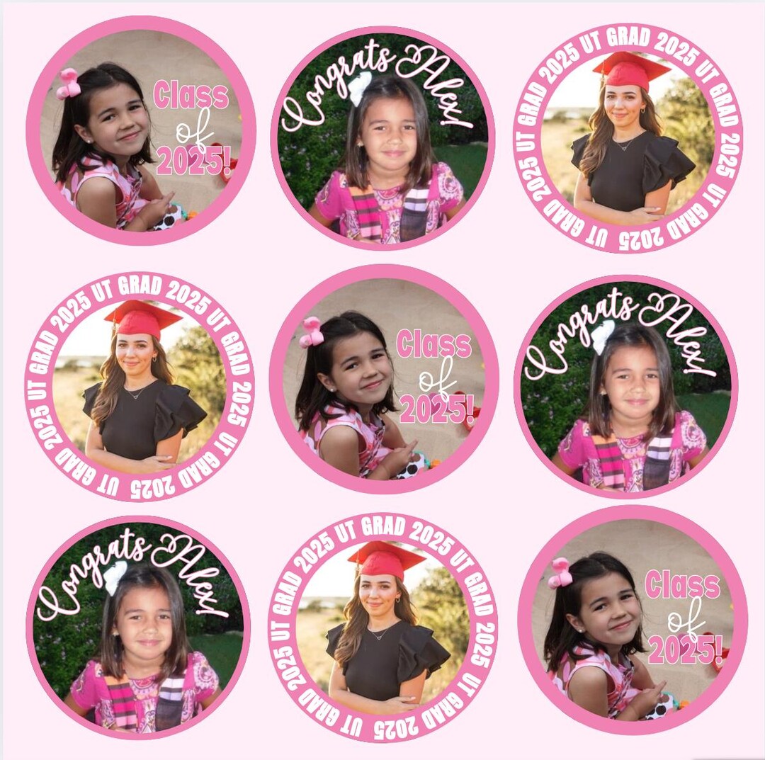 Custom Graduation Stickers | Graduation Ceremonies, Grad Parties ...
