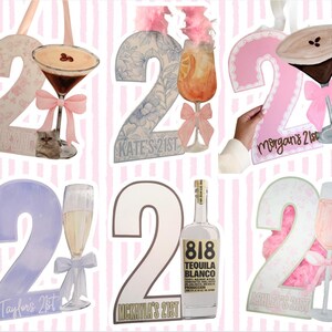 21st Birthday Sign | Custom 21 Sign With Boa! Perfect for Sign Nights ...