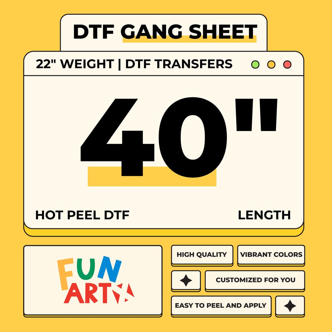 DTF Prints, Custom Heat Transfer, DTF Full Color Transfers, DTF ...
