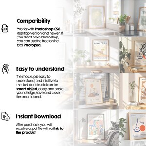 100+ Frames Mockup PSD Bundle: Wall Art Display - Etsy