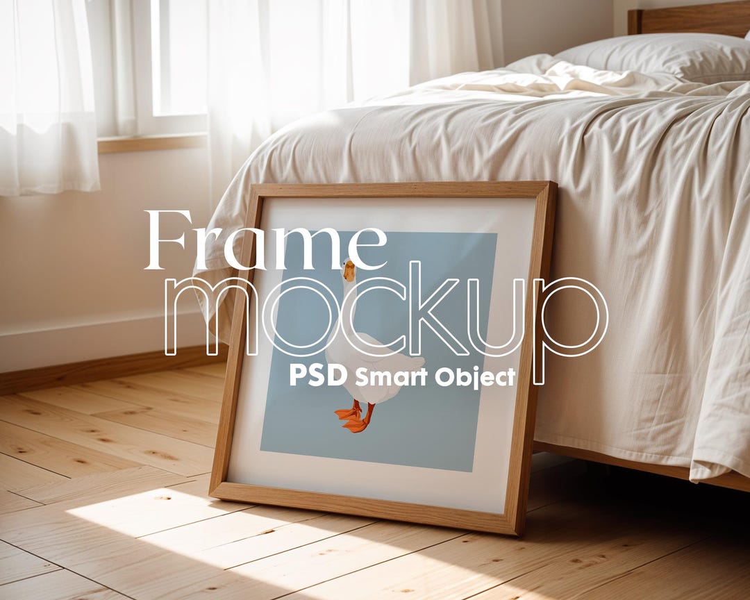 Square Frame Mockup PSD, Square Mockup Frame PSD, Interior Square Art ...