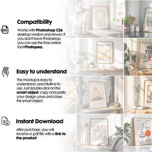 200+ Frame Mockup PSD Bundle: Wall Art Display (digital Download) - Etsy