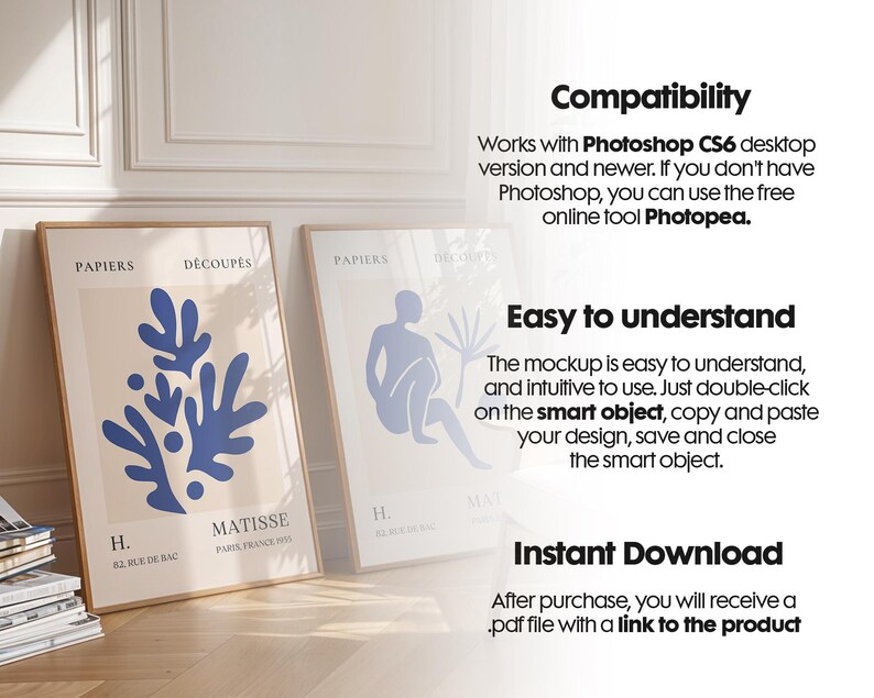 Two Frames Mockup PSD Bundle: 30+ Wall Mockups (digital Download) - Etsy