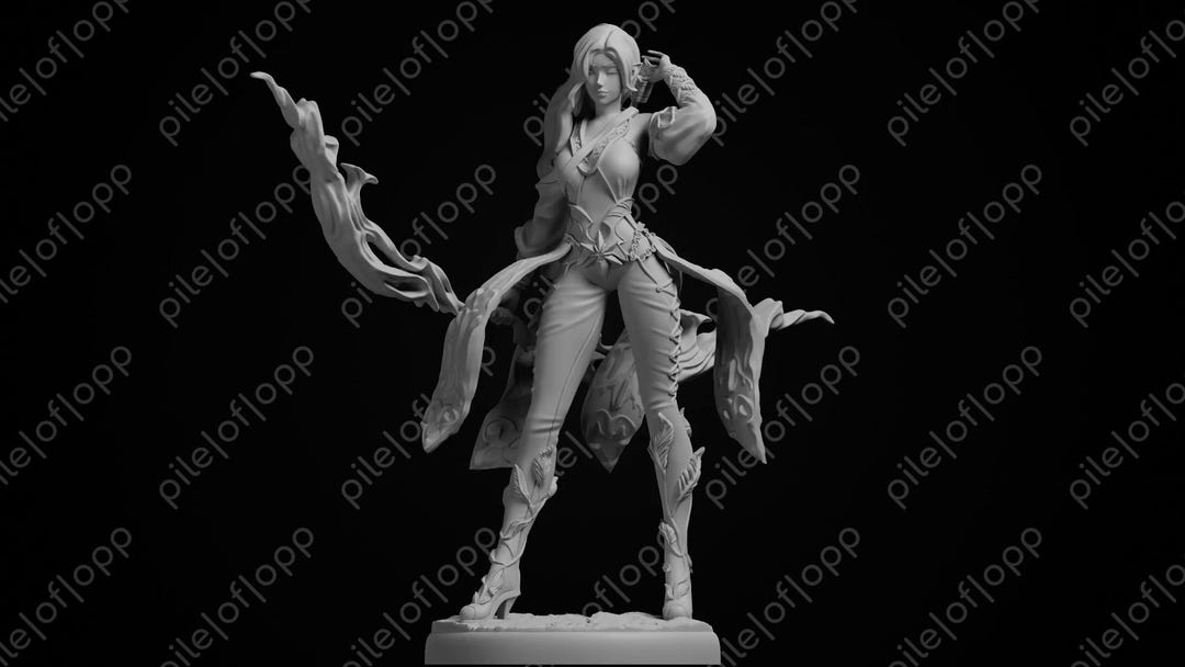 Sylara Windshot 75mm Collectible Figure for Miniature Painters - Etsy