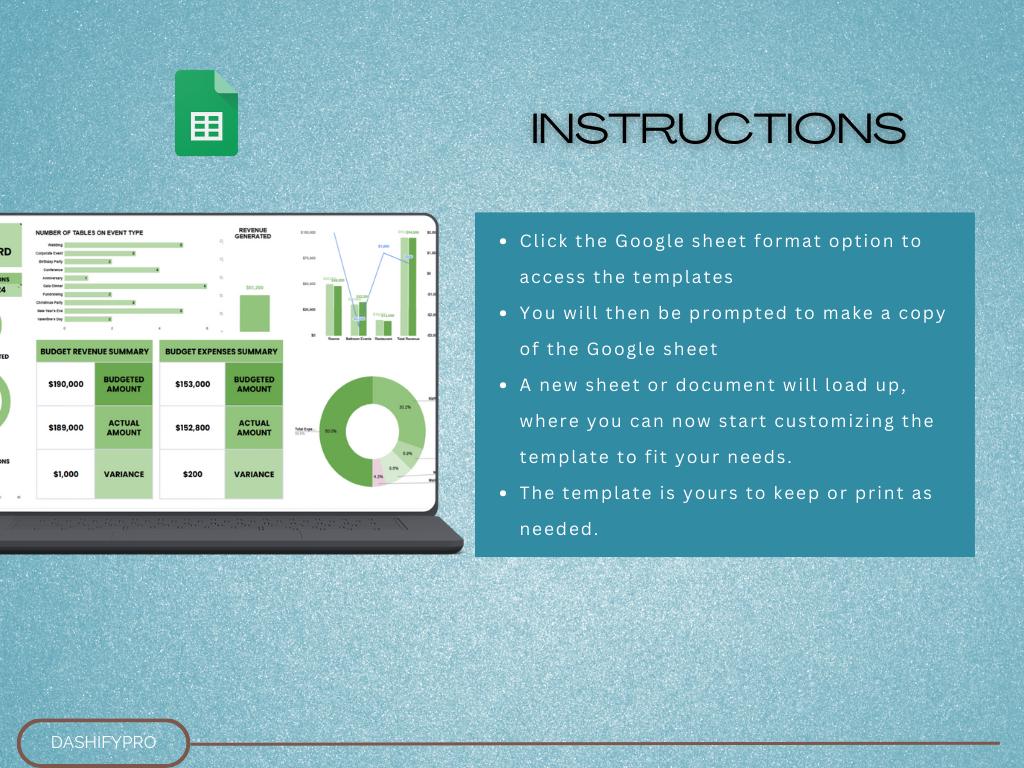 Event Budget Planner Spreadsheet Template | Instant Download | Google ...