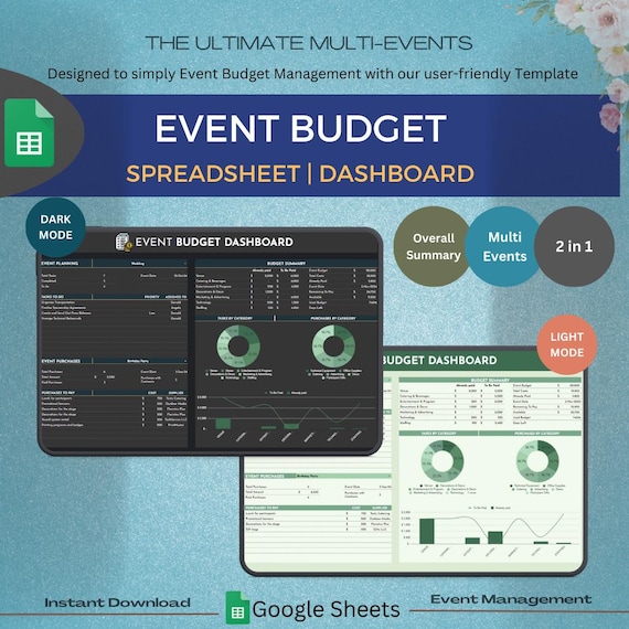 Event Planning Budget Spreadsheet Excel
