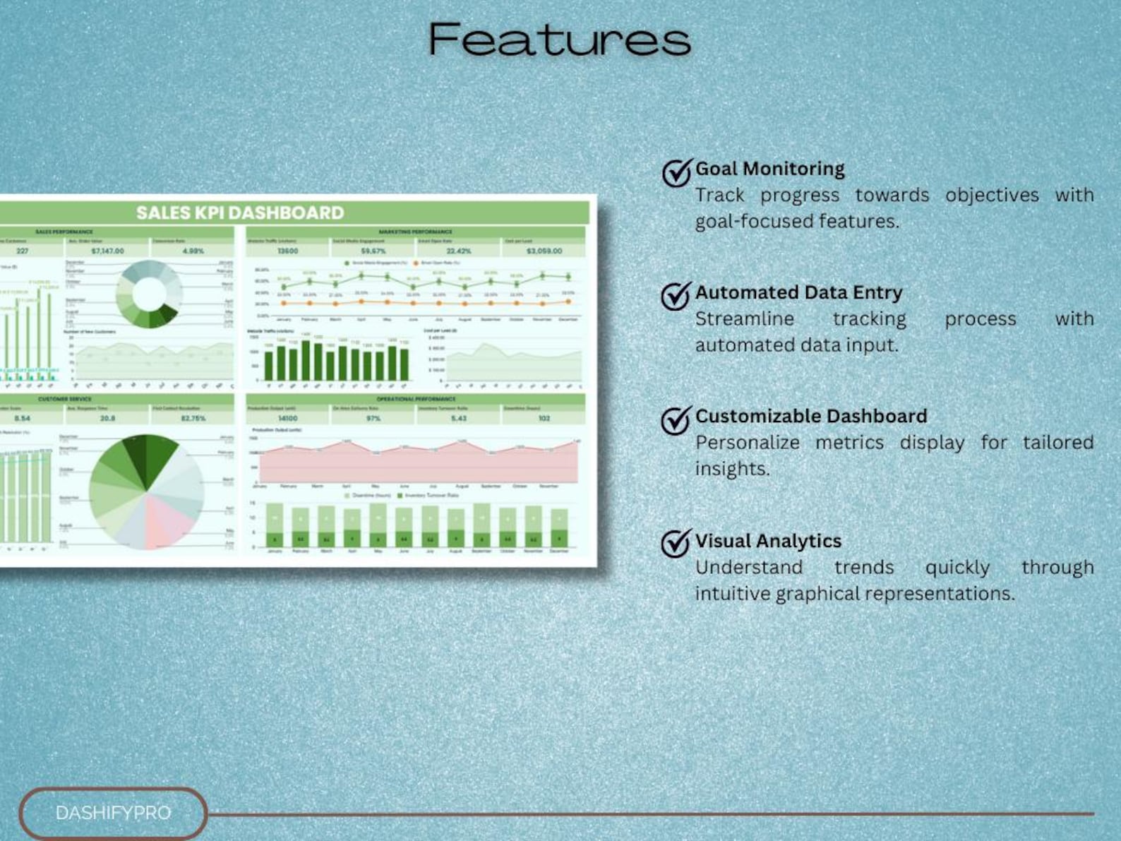 Sales Performance KPI Tracker Template | Track Sales Metrics & Goals ...