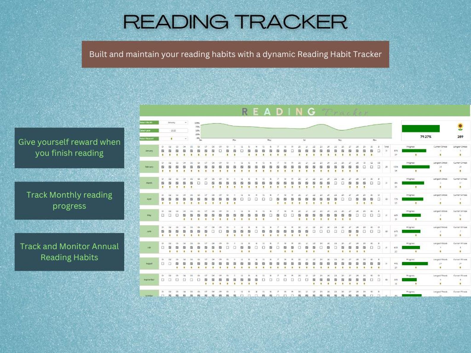 Book Tracker Digital Reading Journal, Digital Bookshelf, Reading Habit ...