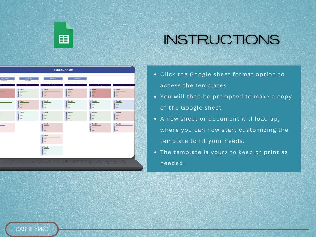 Kanban Board Spreadsheet Task Priority Tracker Employee to Do List ...