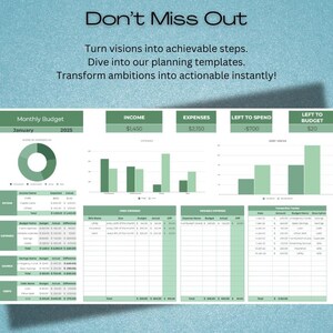 Monthly Budget Spreadsheet Google Sheets 2025 Budget Template Paycheck ...