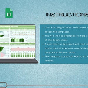 Sales Performance KPI Tracker Template | Track Sales Metrics & Goals ...