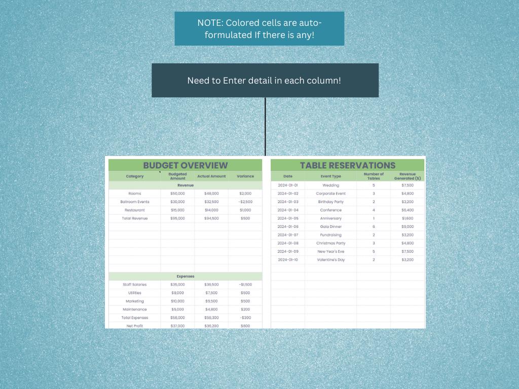 Event Budget Planner Spreadsheet Template | Instant Download | Google ...
