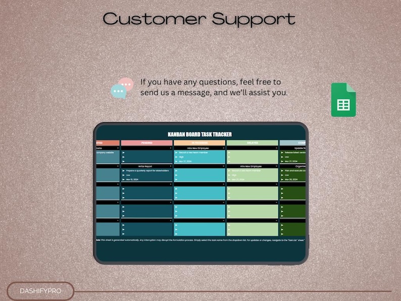 Kanban Board Task Tracker for Small Business Project Planning To-do ...