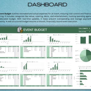 Event Budget Planner Spreadsheet Template Made Digital Download ...