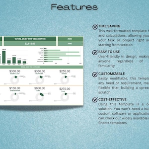 Ultimate Debt Tracker Spreadsheet Debt Payoff Template Debt Dashboard ...