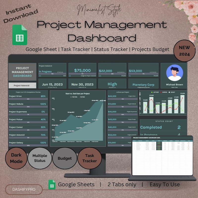 Budget Progress Template - Etsy