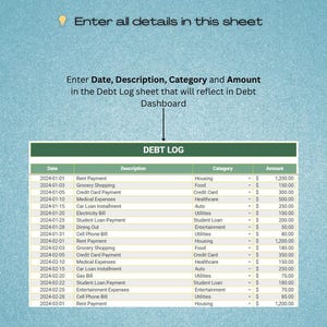 Ultimate Debt Tracker Spreadsheet Debt Payoff Template Debt Dashboard ...