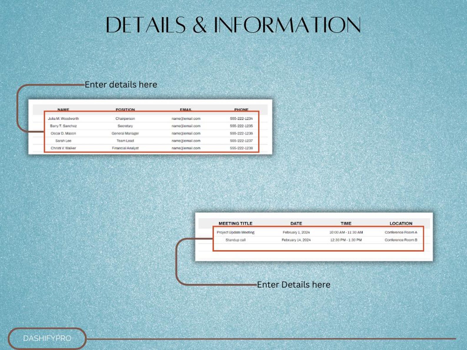 Meeting Notes Excel & Google Sheet Template | Agenda | Minutes | Action ...